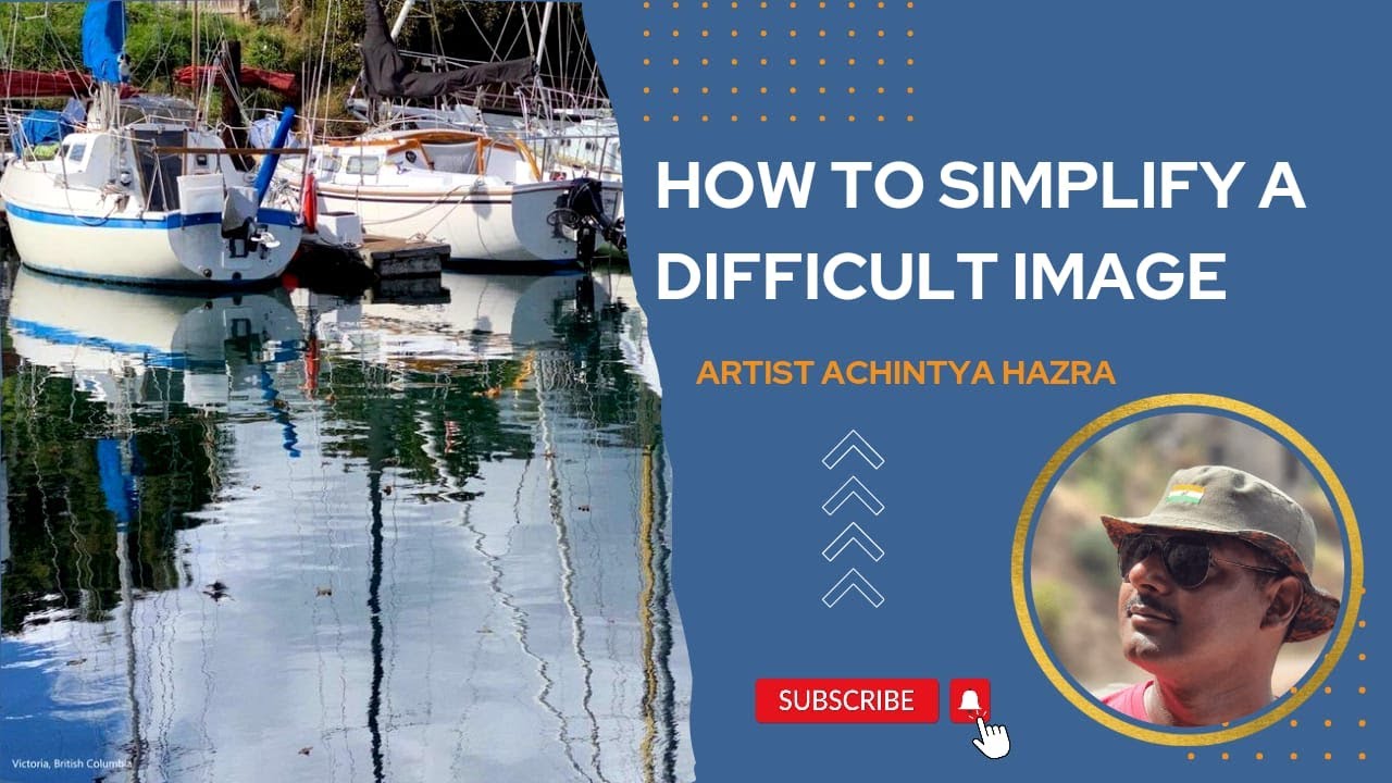 How To Paint Simplyfy A Difficult Image /Landscape/Cityscape/ Achintya ...