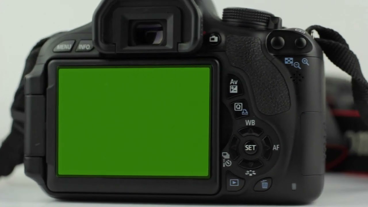 No Copyright - Dslr Camera Display Green Screen Video Footage ...