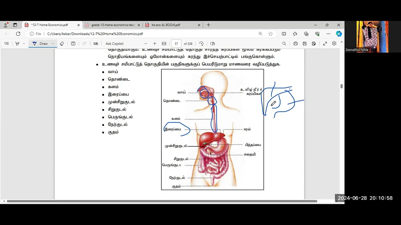 A/L Home science discussed about lesson 2.3 for tamil medium students ...