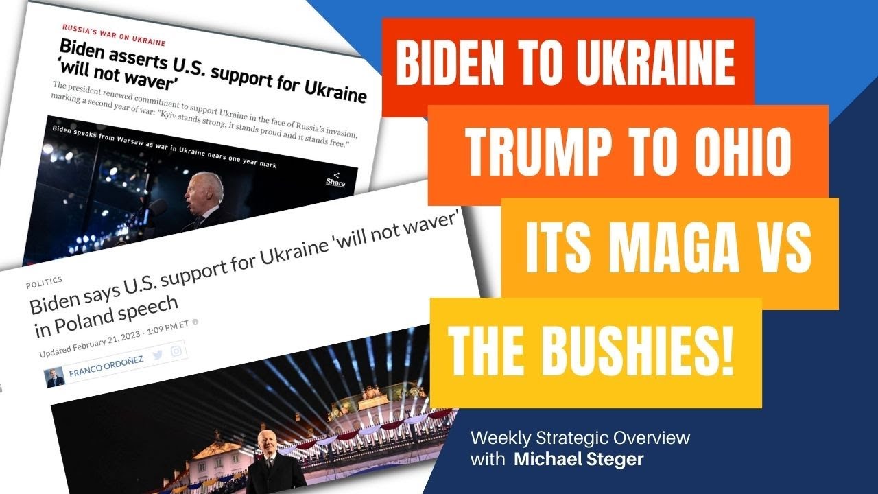 Biden to Ukraine, Trump to Ohio—It's MAGA vs The Bushies - YouTube