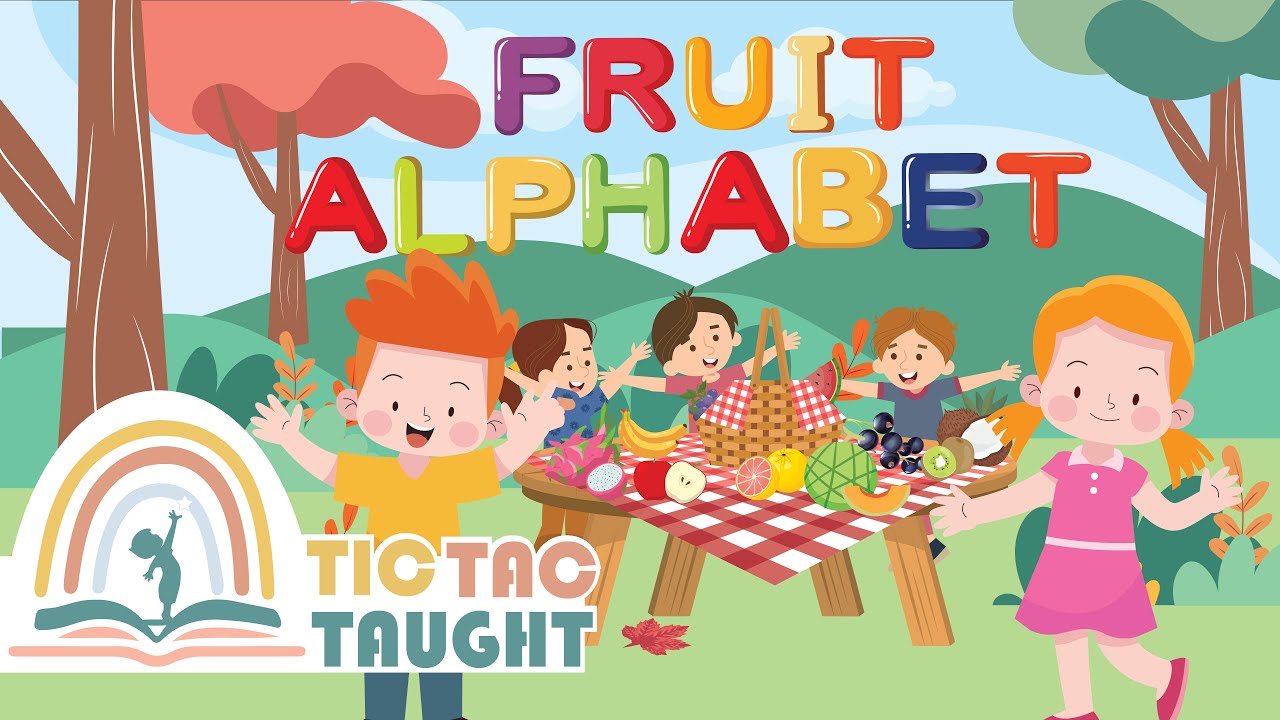 FRUIT ALPHABET ~ ABC Fruits Song for Kids, Learn Fruits, Learn Alphabet ...