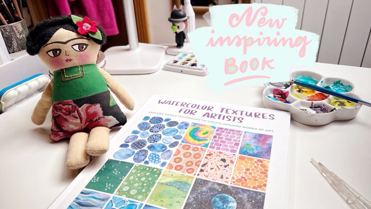 Watercolor Textures by Ana Victoria Calderon Book Review - YouTube