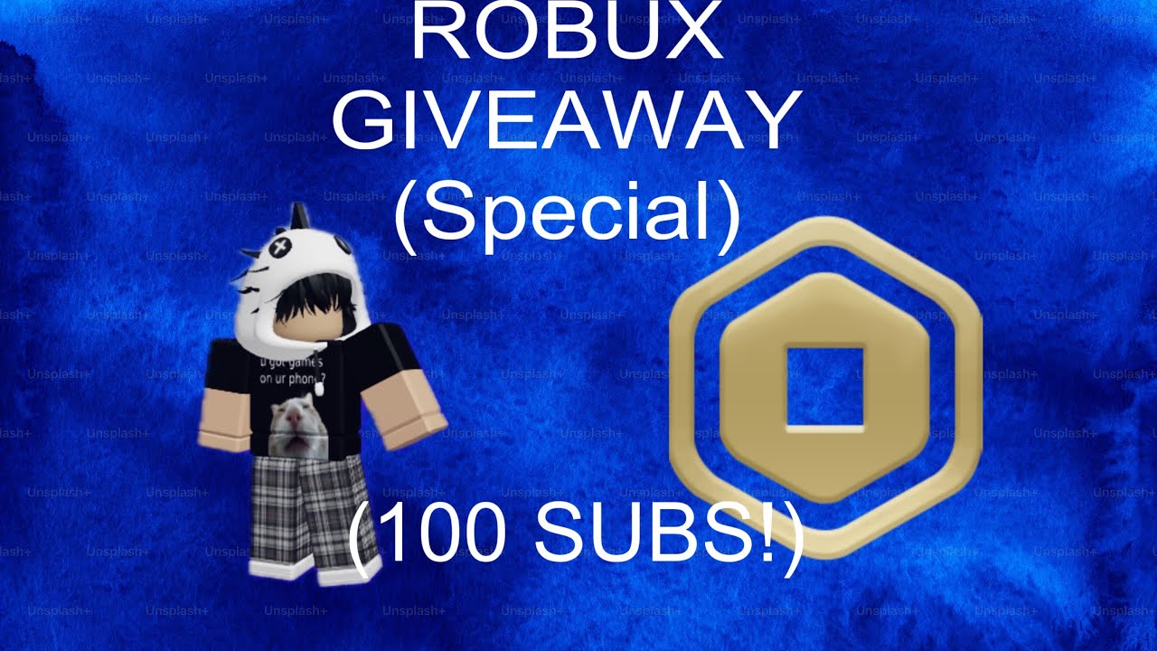 30 Robux giveaway GL! - YouTube
