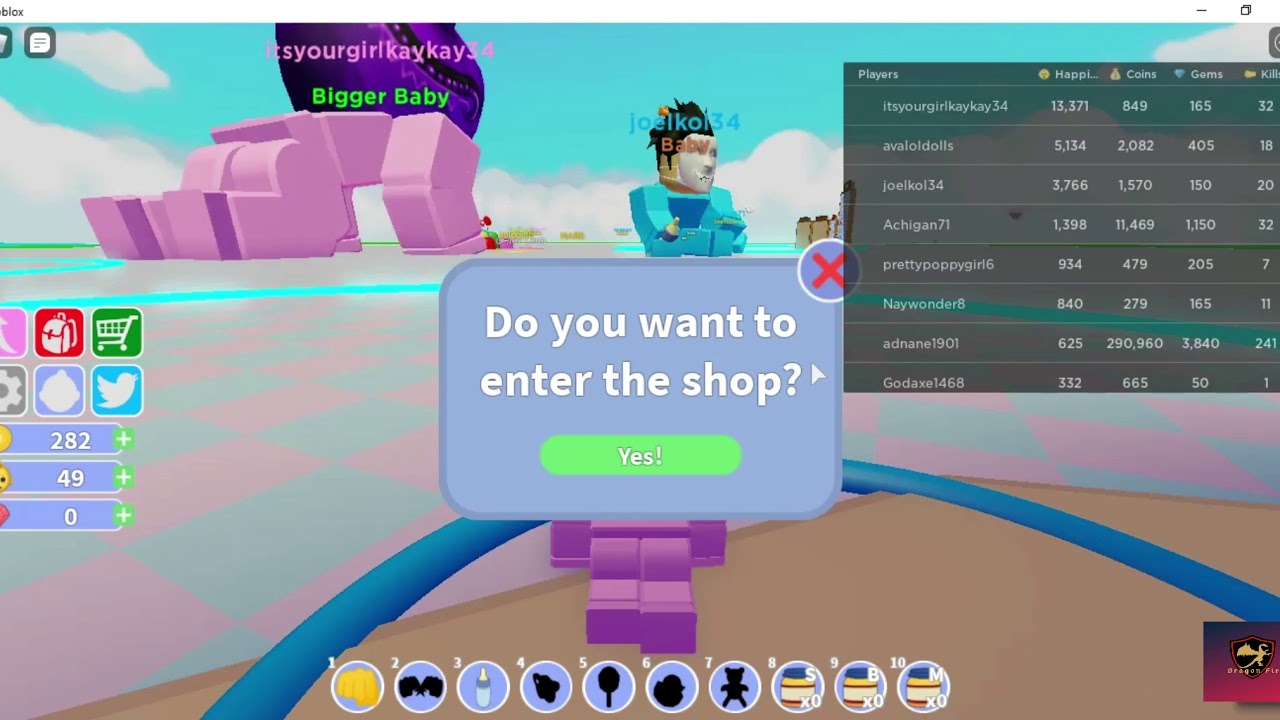 Roblox baby simulator! part 1 - YouTube