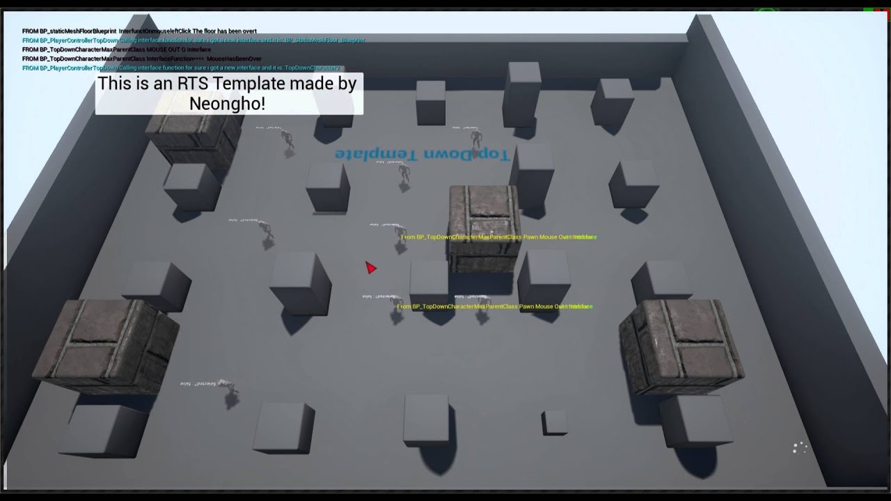 RTS Template Unreal engine 4 EarthBlood - YouTube