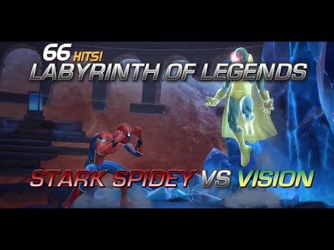 Spider-Man (Stark Enhanced) vs Labyrinth of Legends OG Vision | Marvel ...