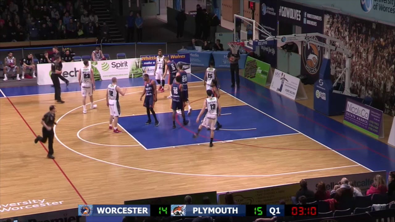 George Beamon, Worcester Wolves Vs Plymouth Raiders, 02.23.2018 - YouTube