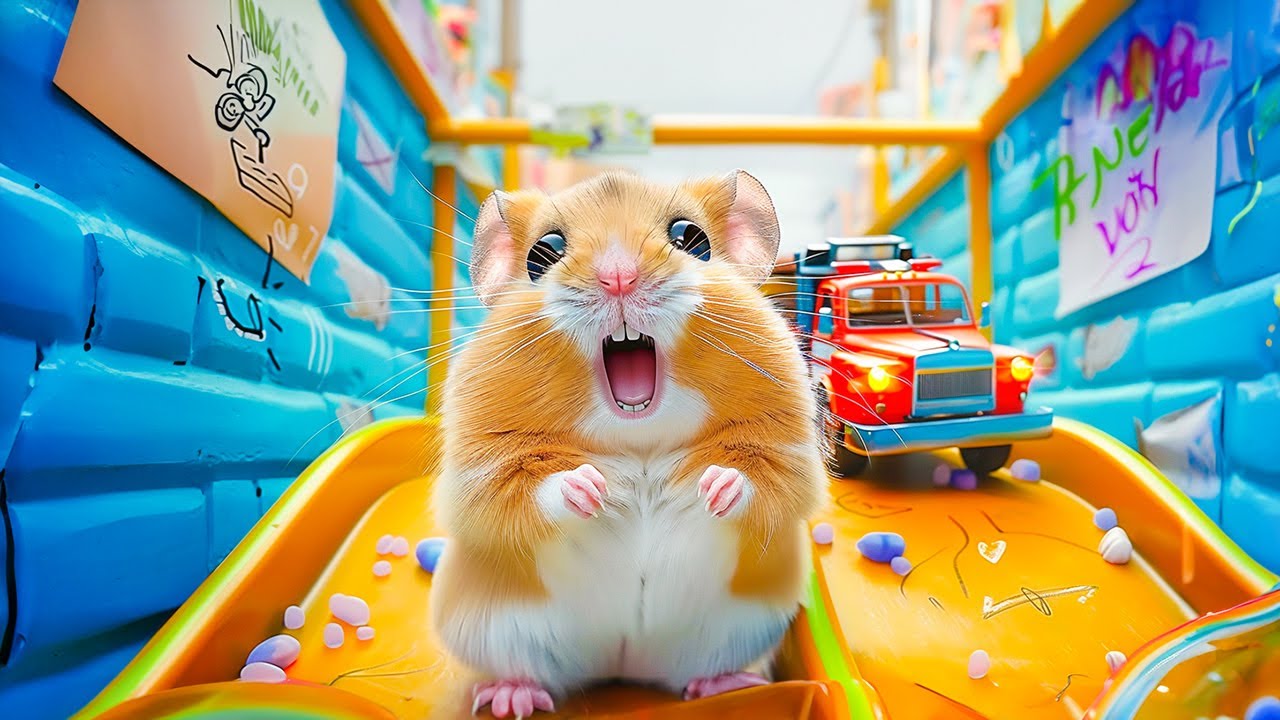 Sonic Roller Coaster Maze Escape Challenge | Hamster Maze - YouTube