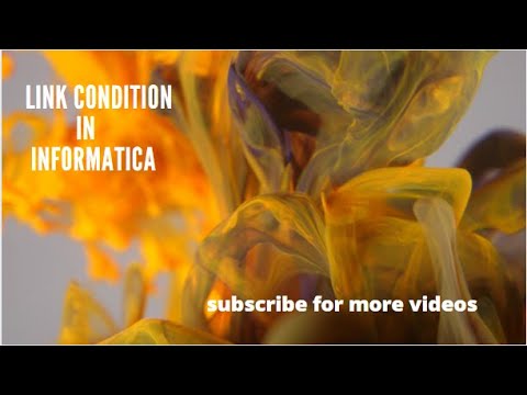 Informatica Powercenter Videos : Link condition - YouTube