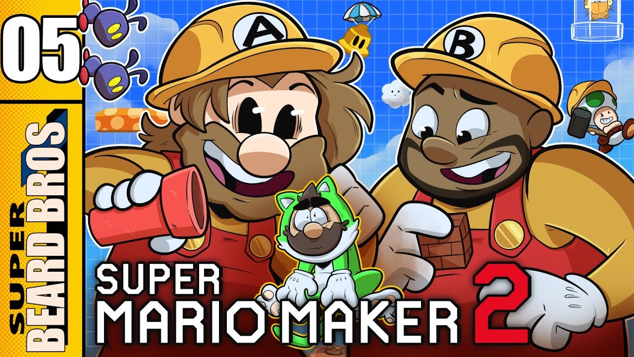 The Bros. Start Making a Level | Super Mario Maker 2 Ep. 5 | Super ...