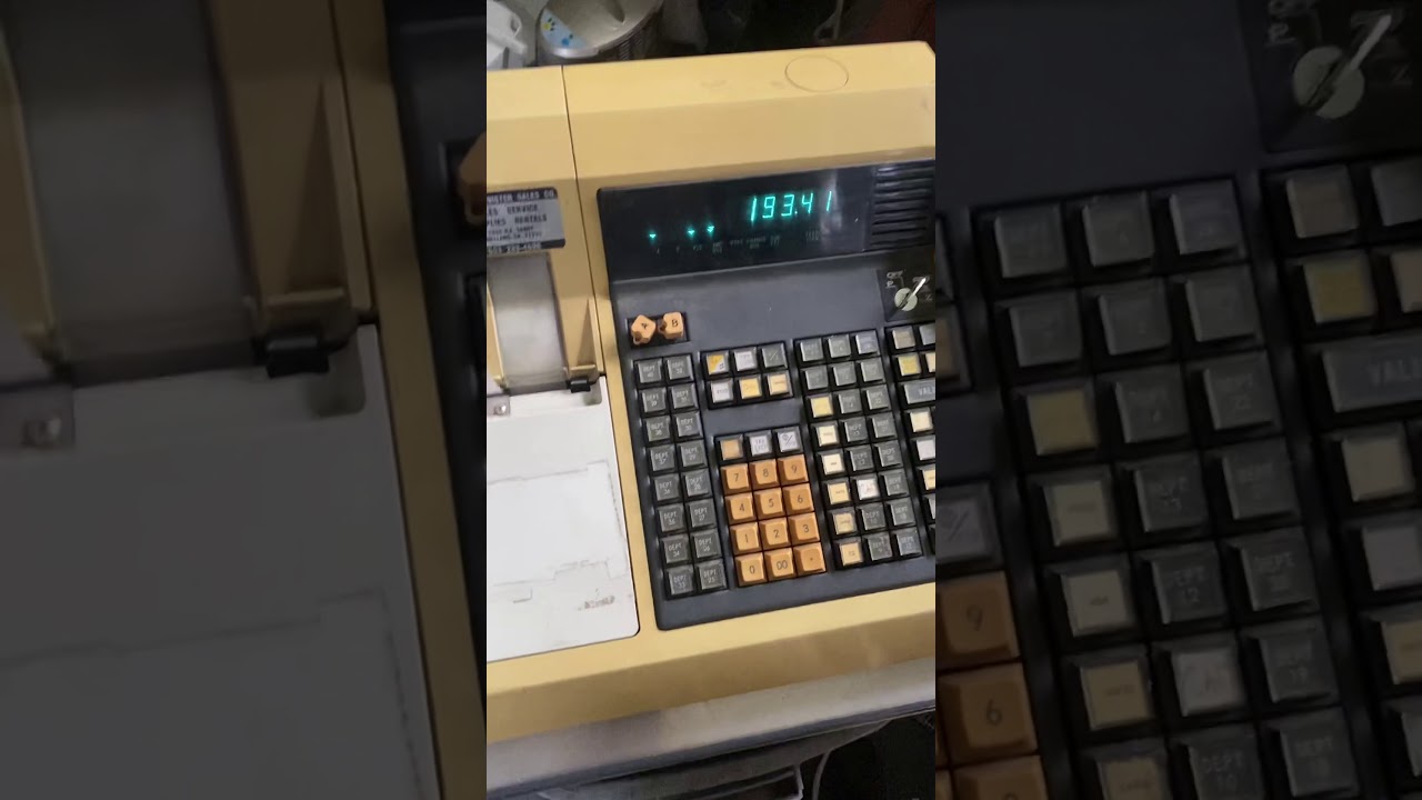 Errors on vintage Litton Sweda cash register 2640 - help ...