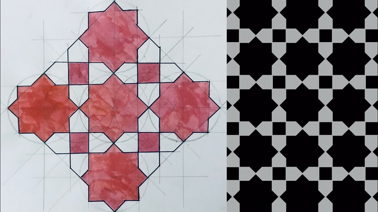 Agra Fort Patterns Making- Islamic Geometry - YouTube