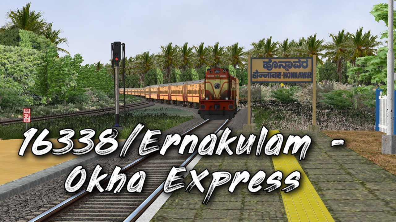 16338/Ernakulam - Okha Express || Bhatkal To Honnavar || Konkan ...