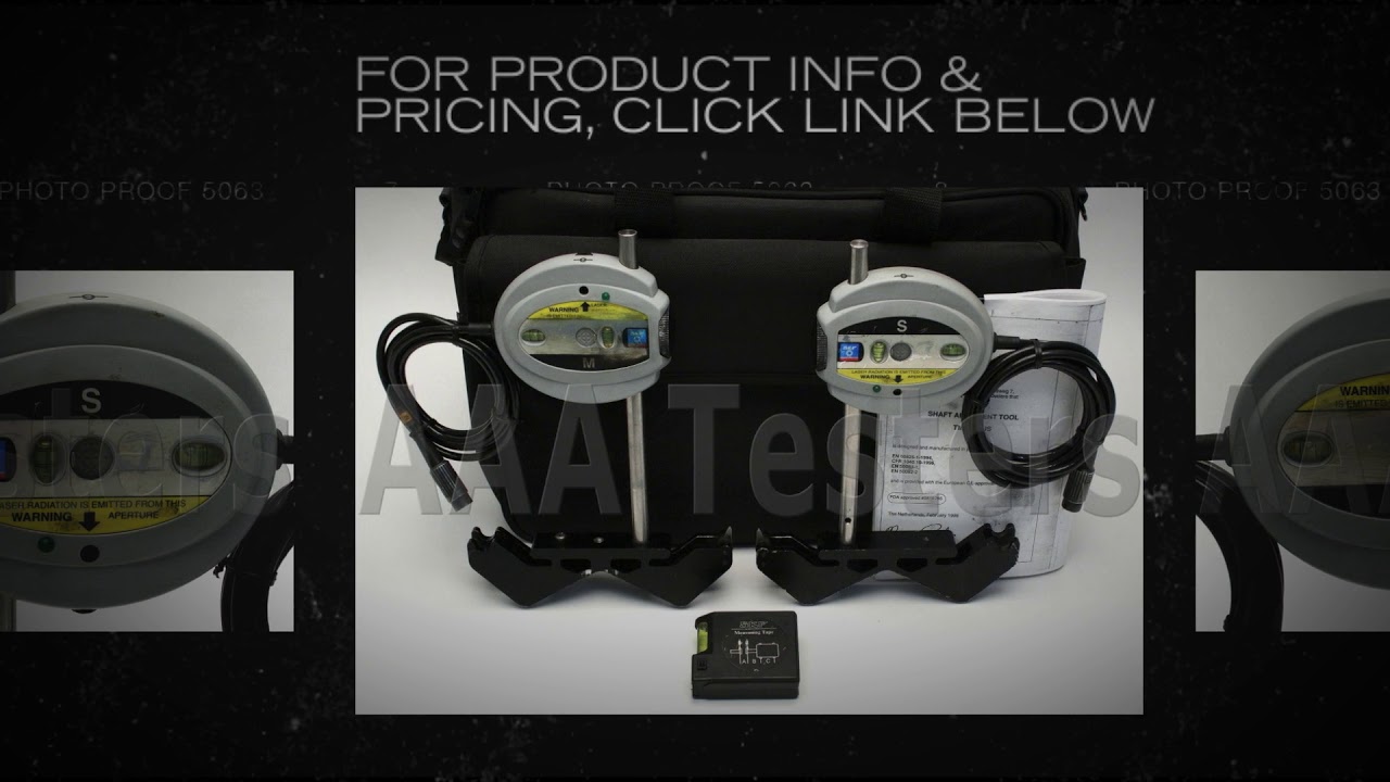 SKF TMEA 1 Laser Shaft Alignment Tool - YouTube