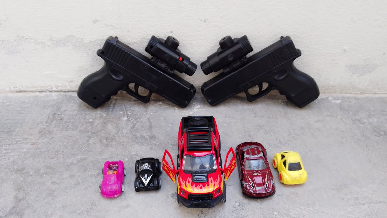 Jeep cars guns | toys for kids | kids toys | Toy | red jeep | Black car ...
