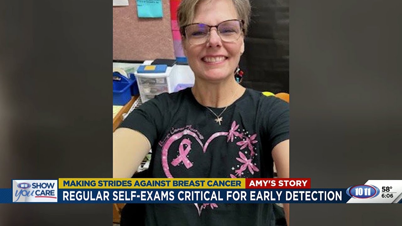 10/11 NOW: Surviving Breast Cancer: Amy's Story | Self-Exams - YouTube