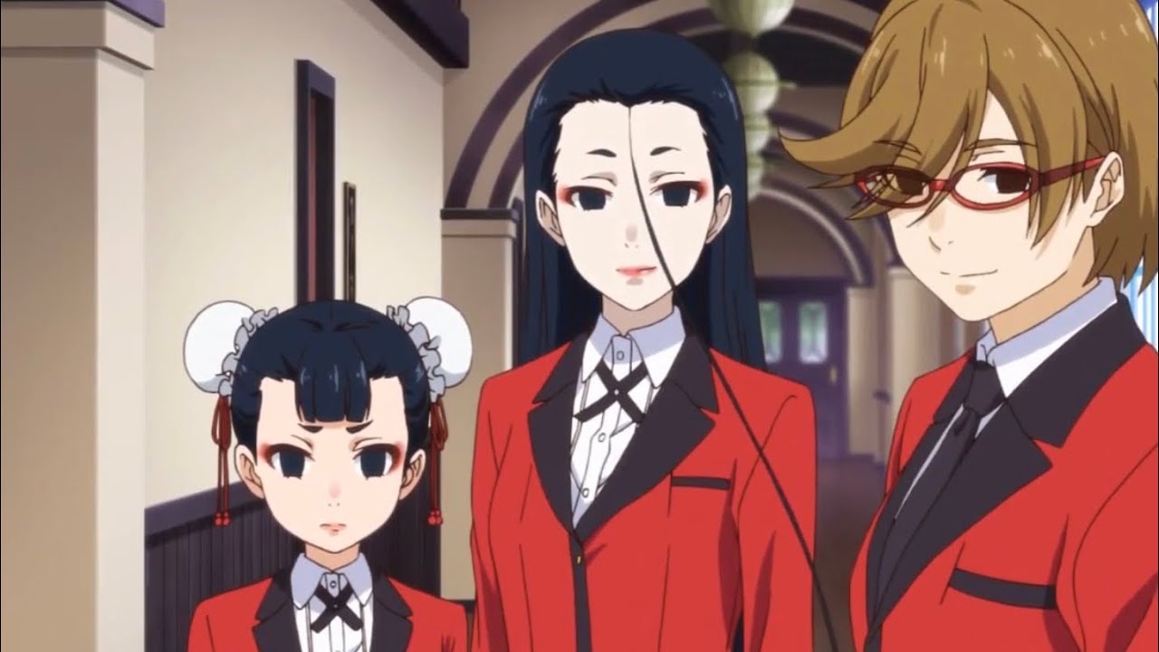 Yumeko meeting Miri and Miyo | Kakegurui xx episode 3 - YouTube