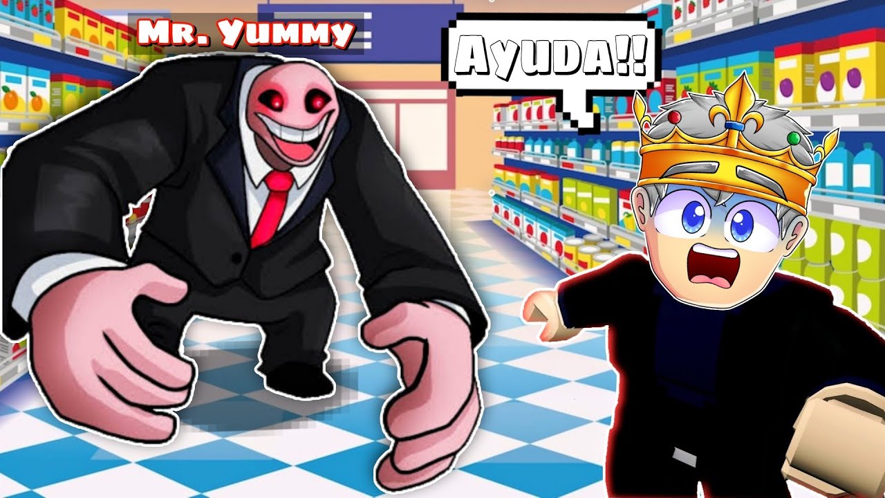 ¡ESCAPA del SUPERMERCADO de Mr.YUMMY! 💀🏪🛒 (Roblox) - YouTube