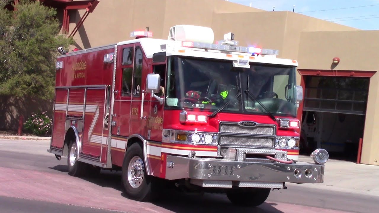 Avondale Fire & Medical Dept. Engine 172 Responding - YouTube