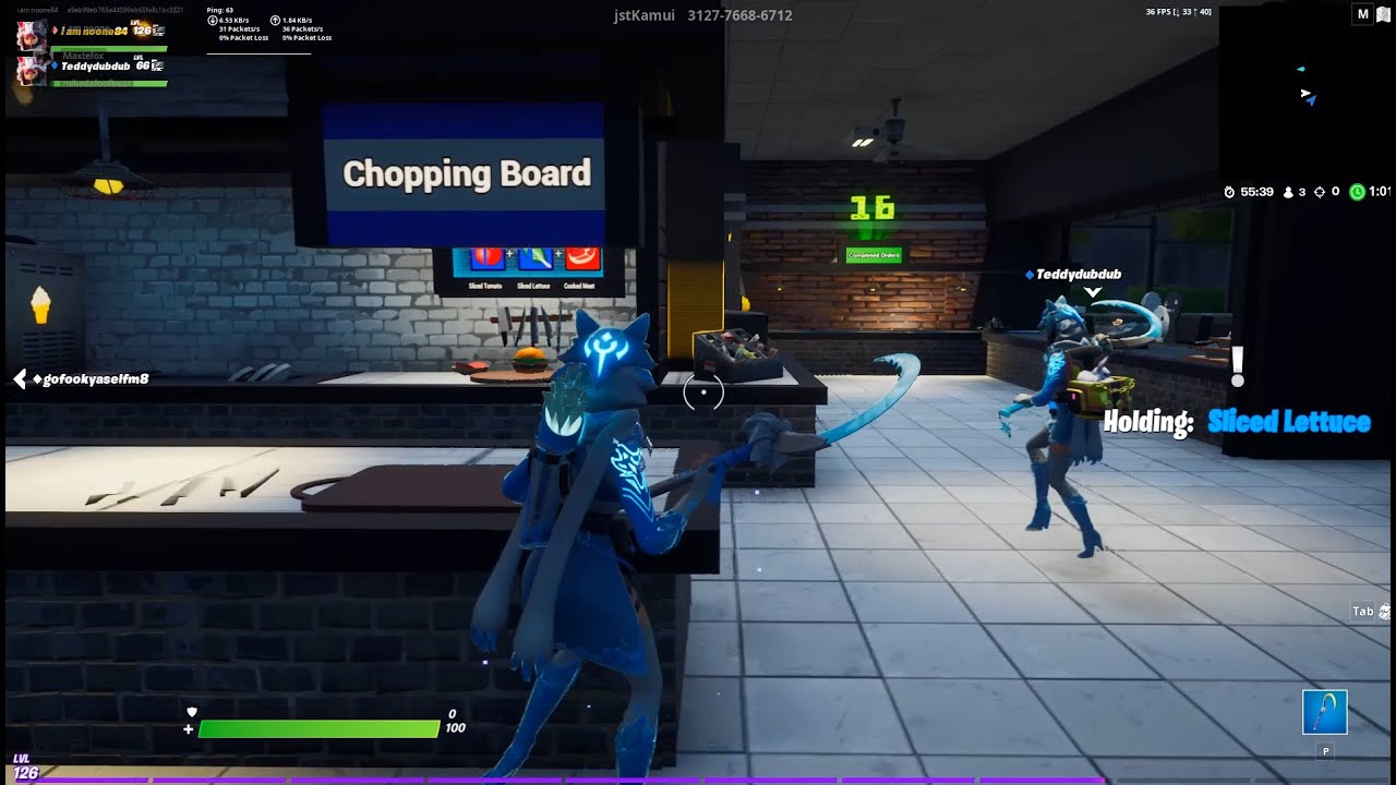 We work so well together in the Fortnite kitchen - YouTube
