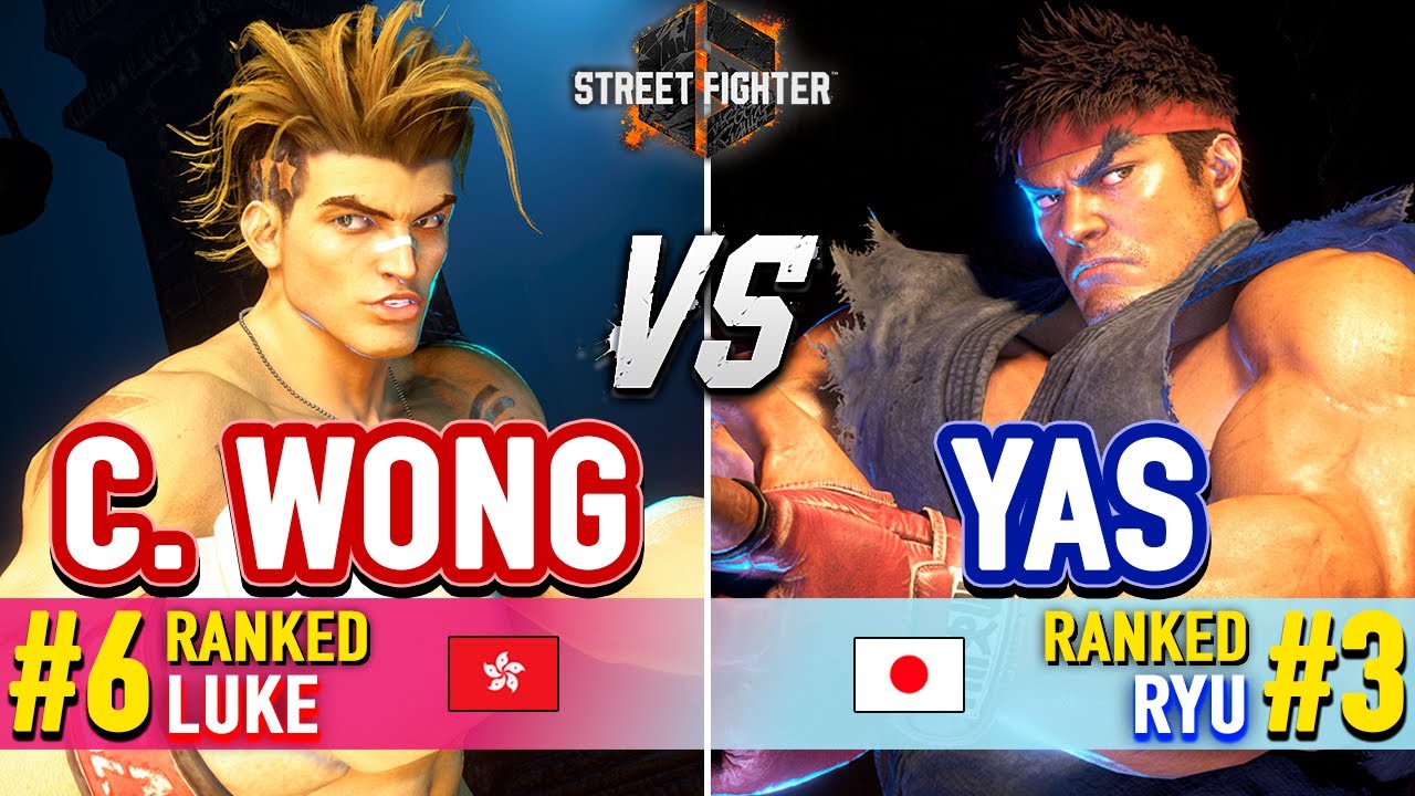 SF6 🔥 CHRIS WONG (#6 Ranked Luke) vs YAS (#3 Ranked Ryu) & RYUKICHI ...