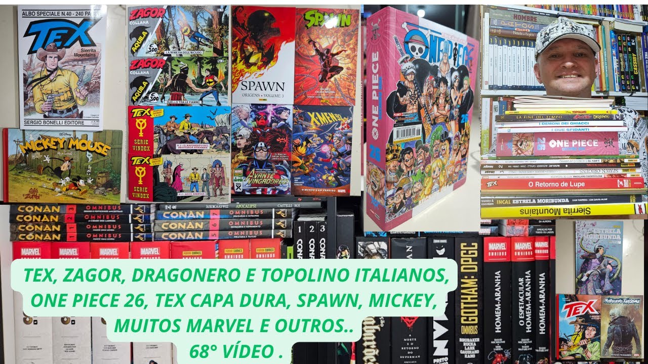 TEX, ZAGOR, DRAGONERO E TOPOLINO ITALIANOS, ONE PIECE 26, TEX PANIN ...