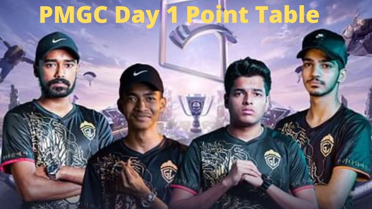 PMGC Day 1 Points table #godlike #bgmi #pmgc - YouTube