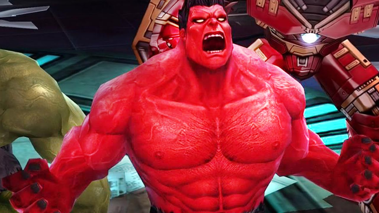 Marvel: Future Fight - RED HULK!!! Biometrics Unlocked! - YouTube