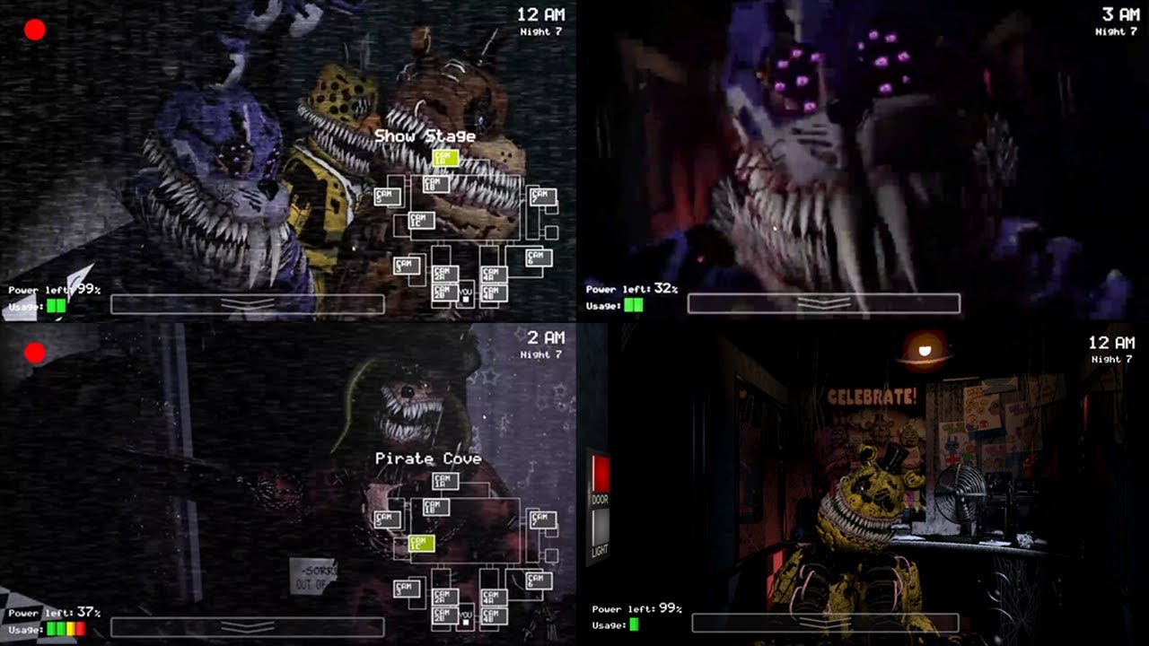 FNaF 1: All Corrupted Animatronics Jumpscares! Updated 2023! (FNaF 1 ...