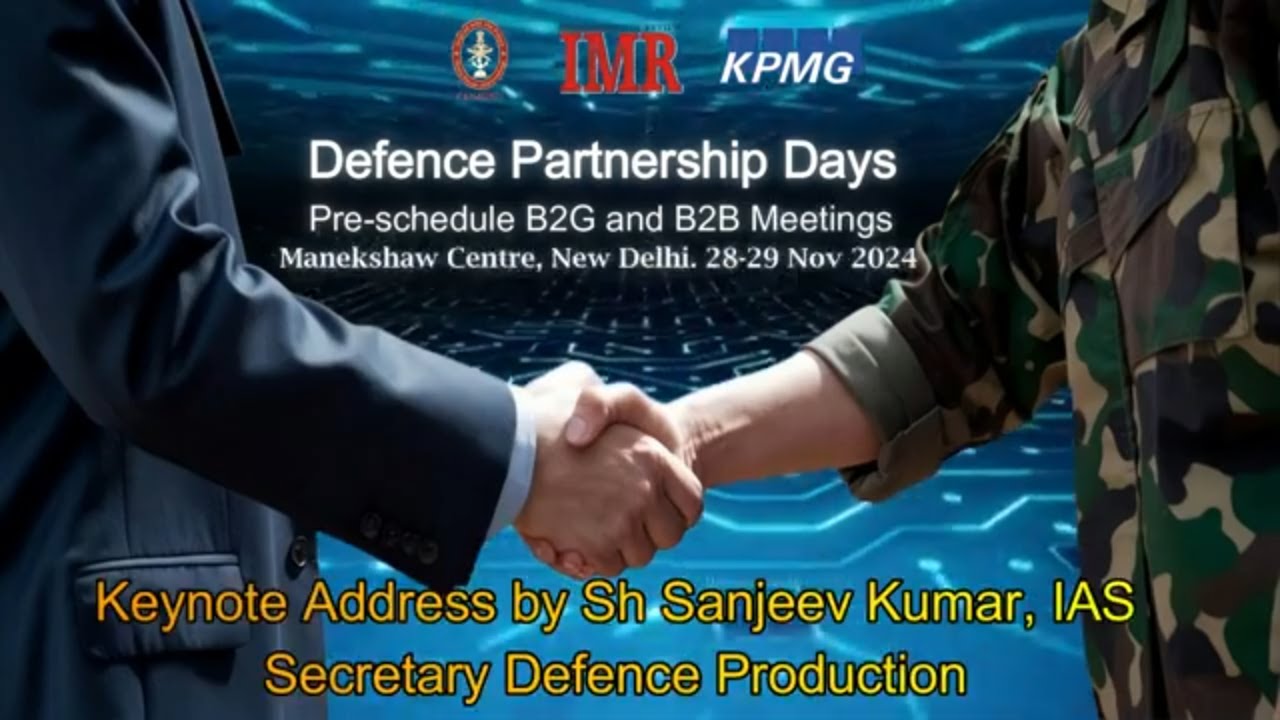 Keynote Address by Secretary Defence Production - YouTube