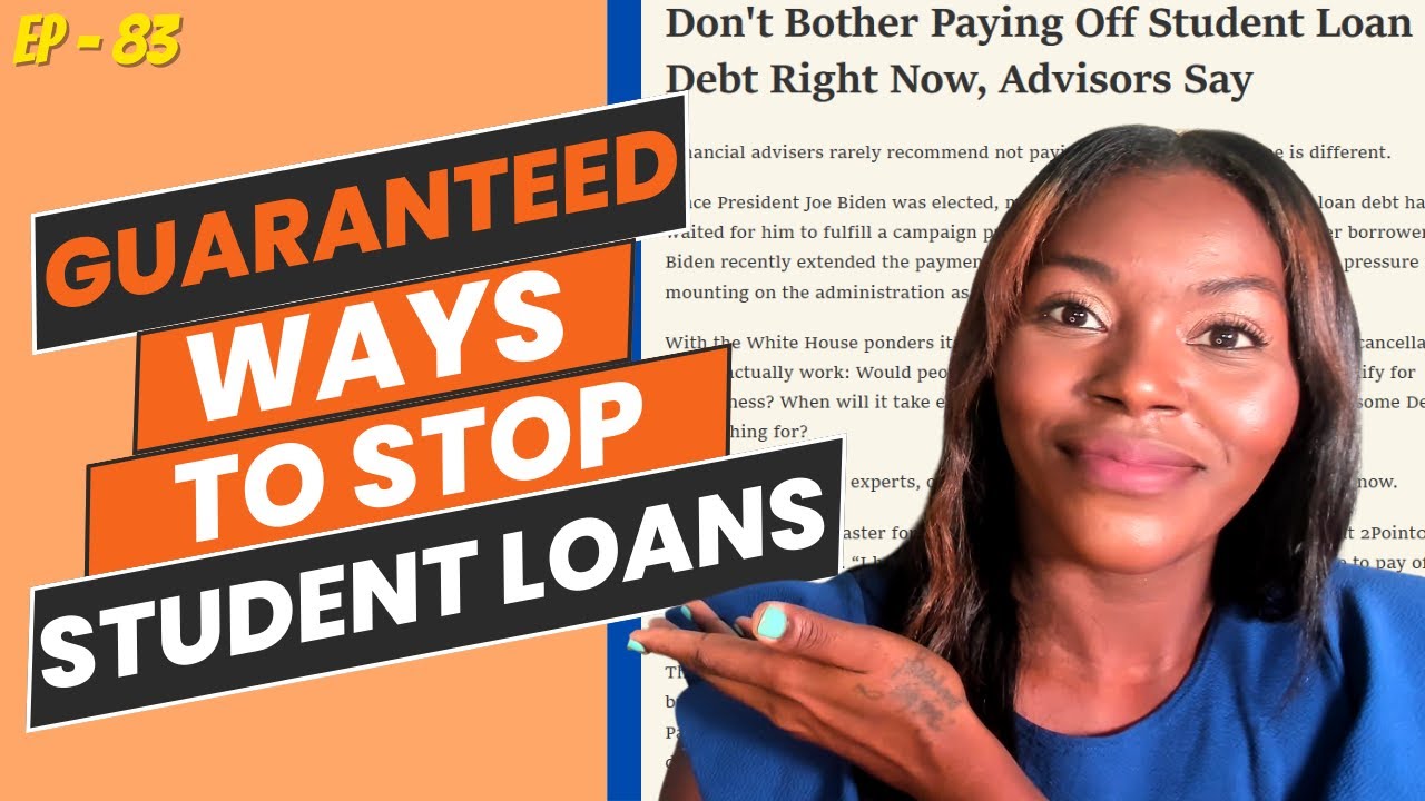 Guaranteed Way To Stop Payments on Your Student Loans | Credit 101 Ep ...