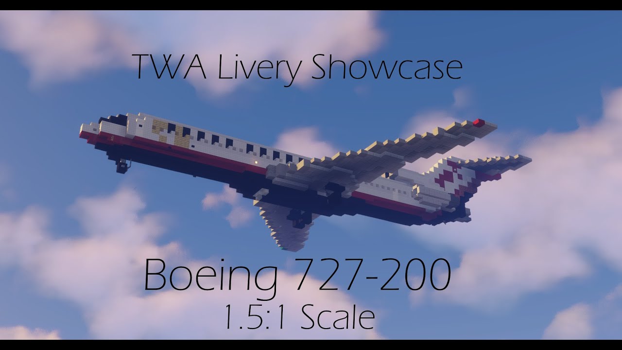 TWA "Trans World Livery'" 727-200 [1.5:1 Scale] - YouTube