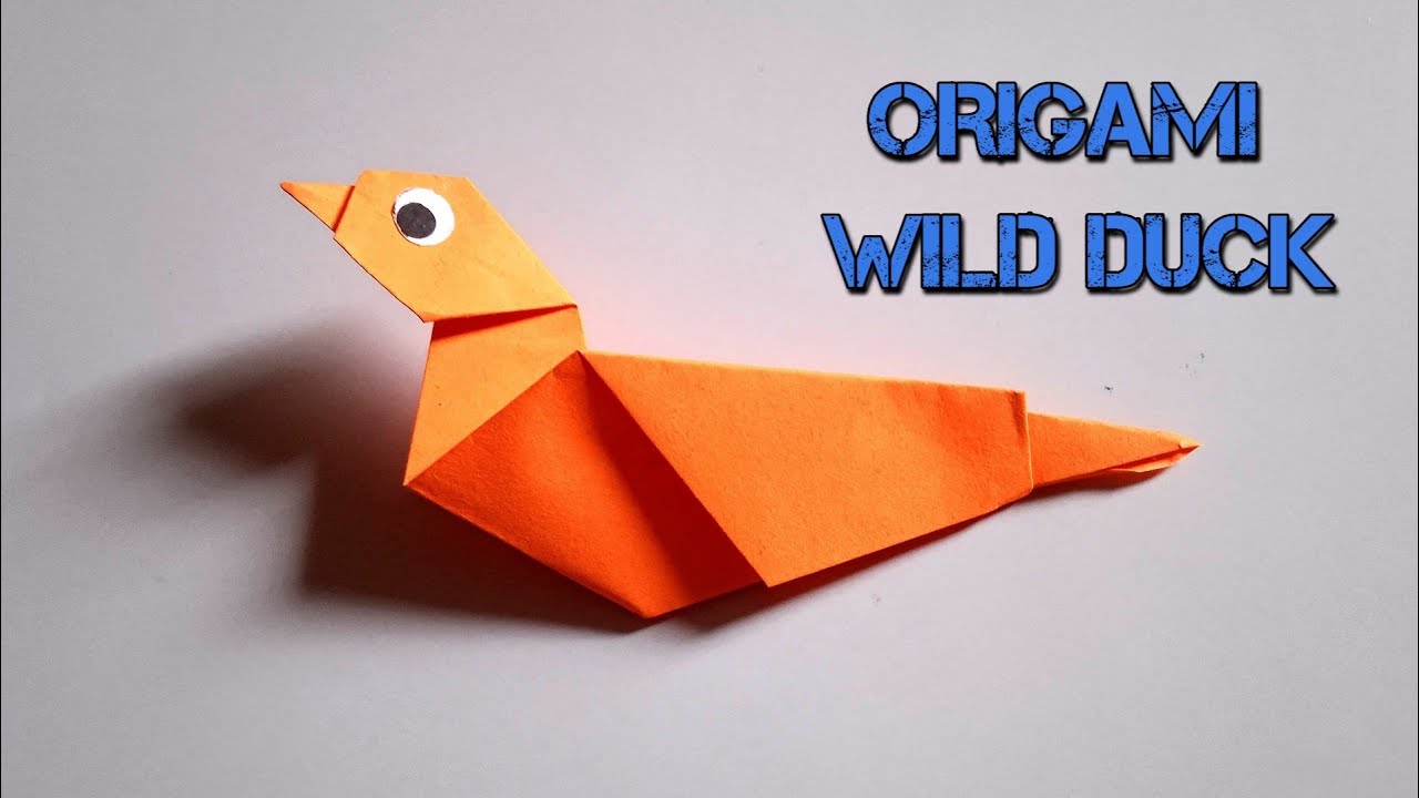Origami Wild Duck | Paper folding Wild Duck | Origami Easy Duck - YouTube