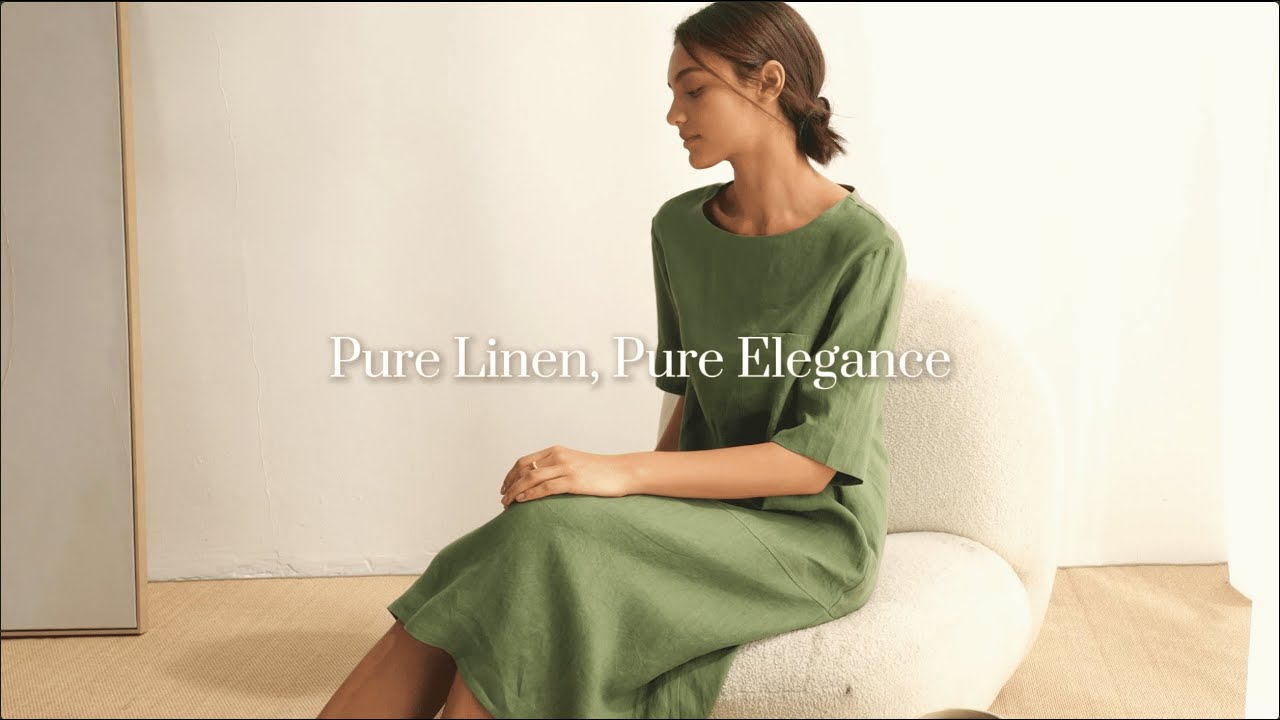 Why Linen? Explore the Eco-Friendly Elegance of LINTICO 100% Linen Maxi ...