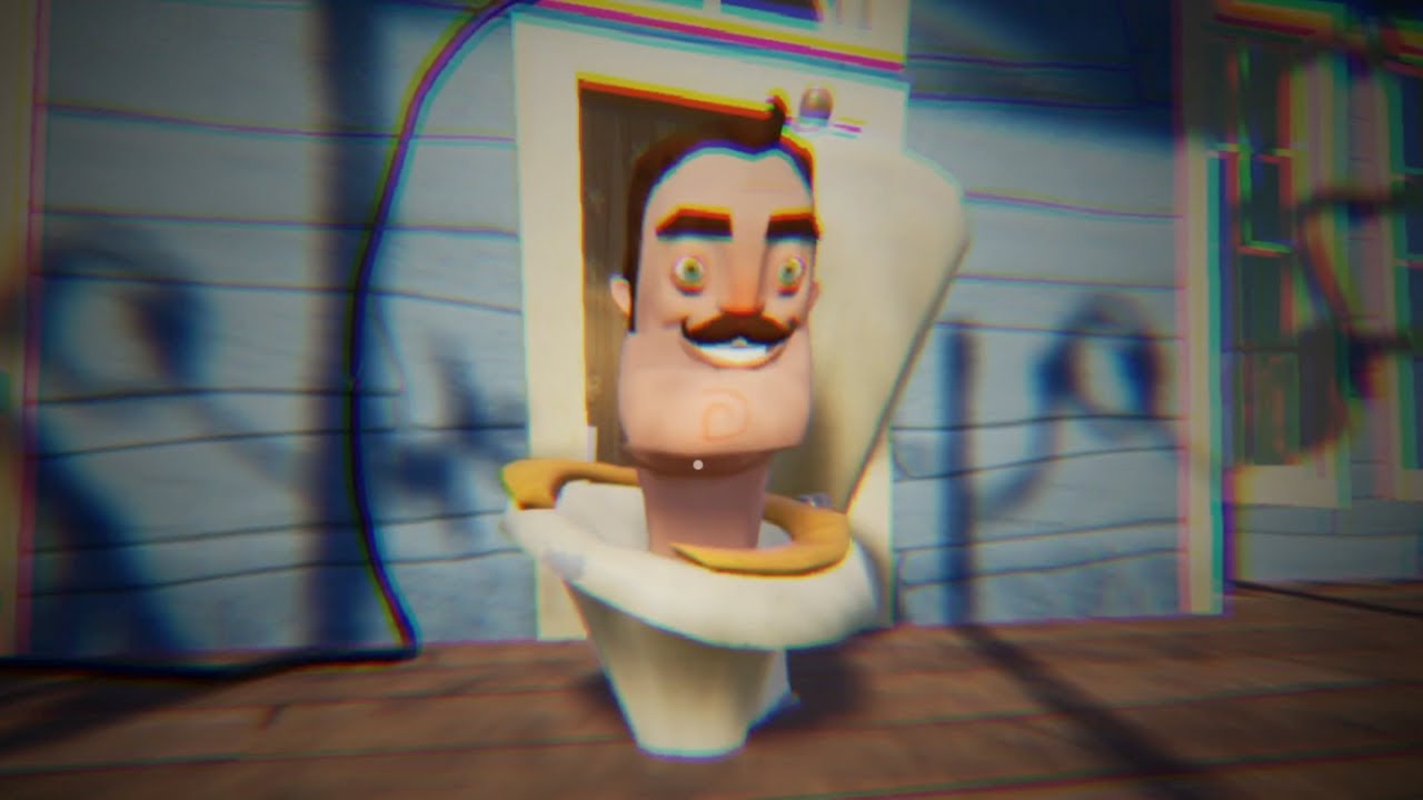 SURVIVAL THE TOILET NEIGHBOR - Hello Neighbor ACT 2 - YouTube