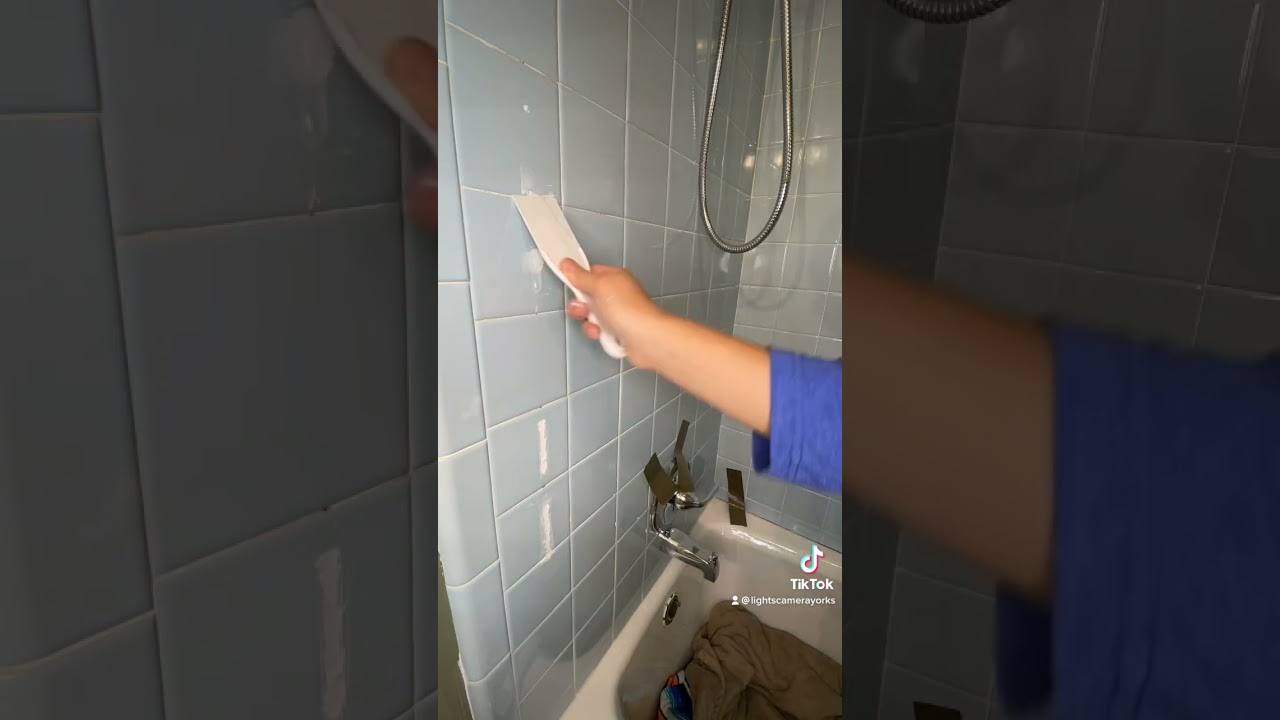 Repairing tile with MagicEzy tile repair kit! - YouTube