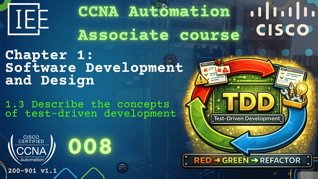 Cisco DevNet Associate course | 008 Software Development and Design ...
