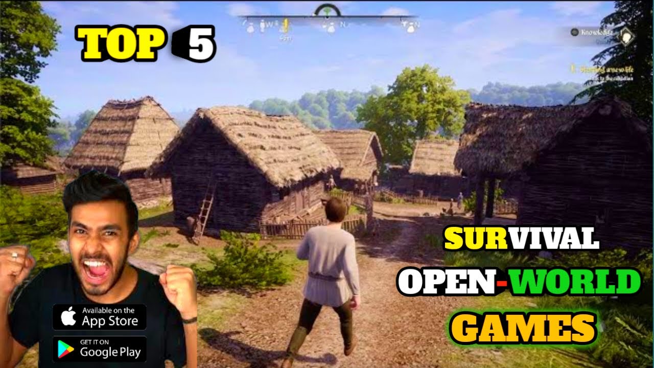 Top 5 Best Survival Games For (Android/iOS) | Open World Survival Games For Android 2024 - YouTube