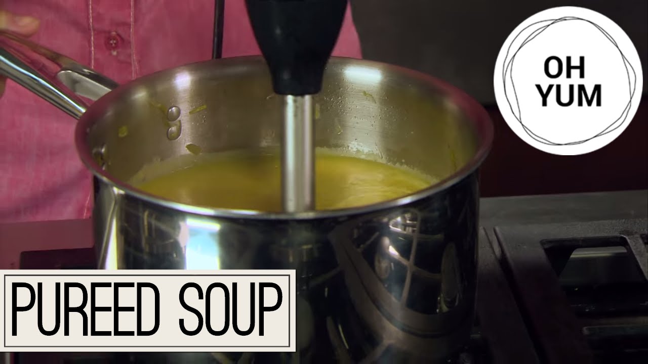 Professional Baker Teaches You How To Make PUREED SOUP! - YouTube