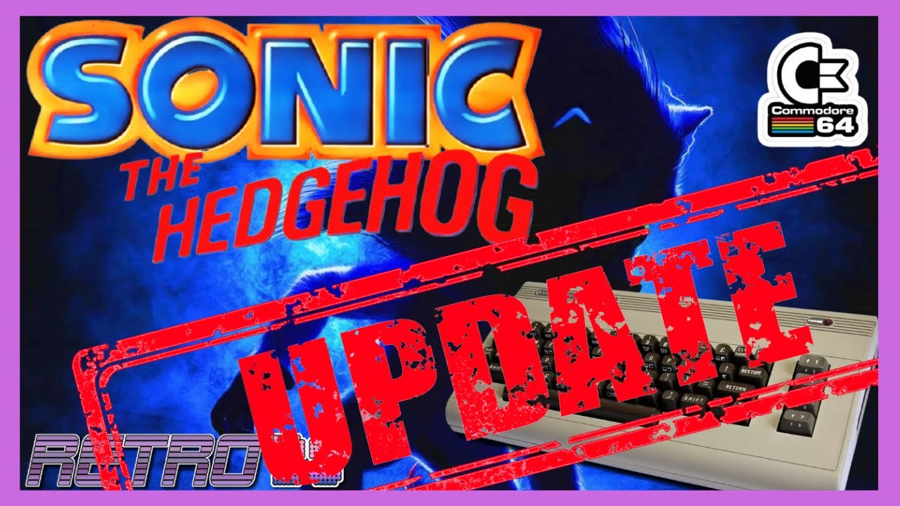 Sonic C64 Commodore 64 Release date & Full first level play through ...