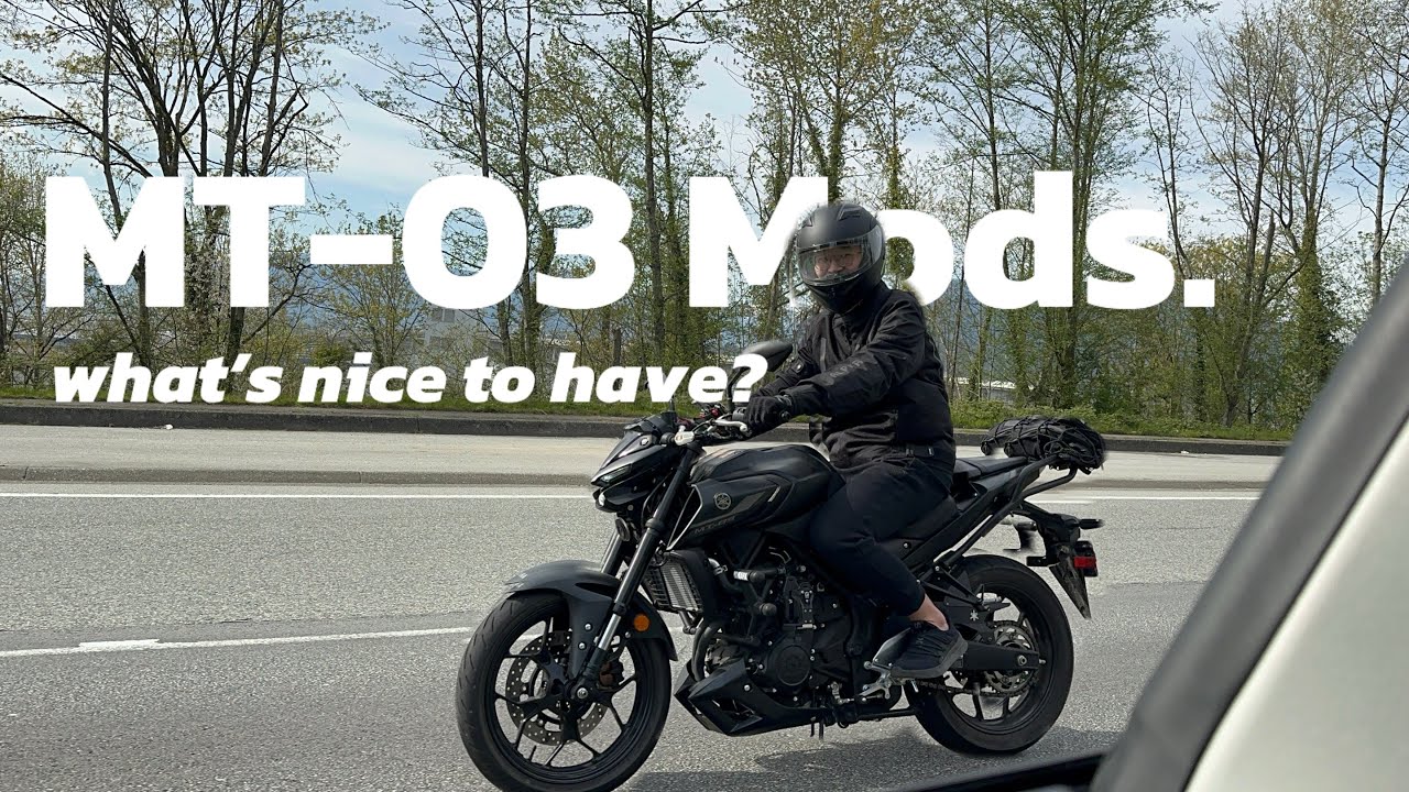Yamaha MT03 Upgrades, Add-ons, & Modifications - YouTube