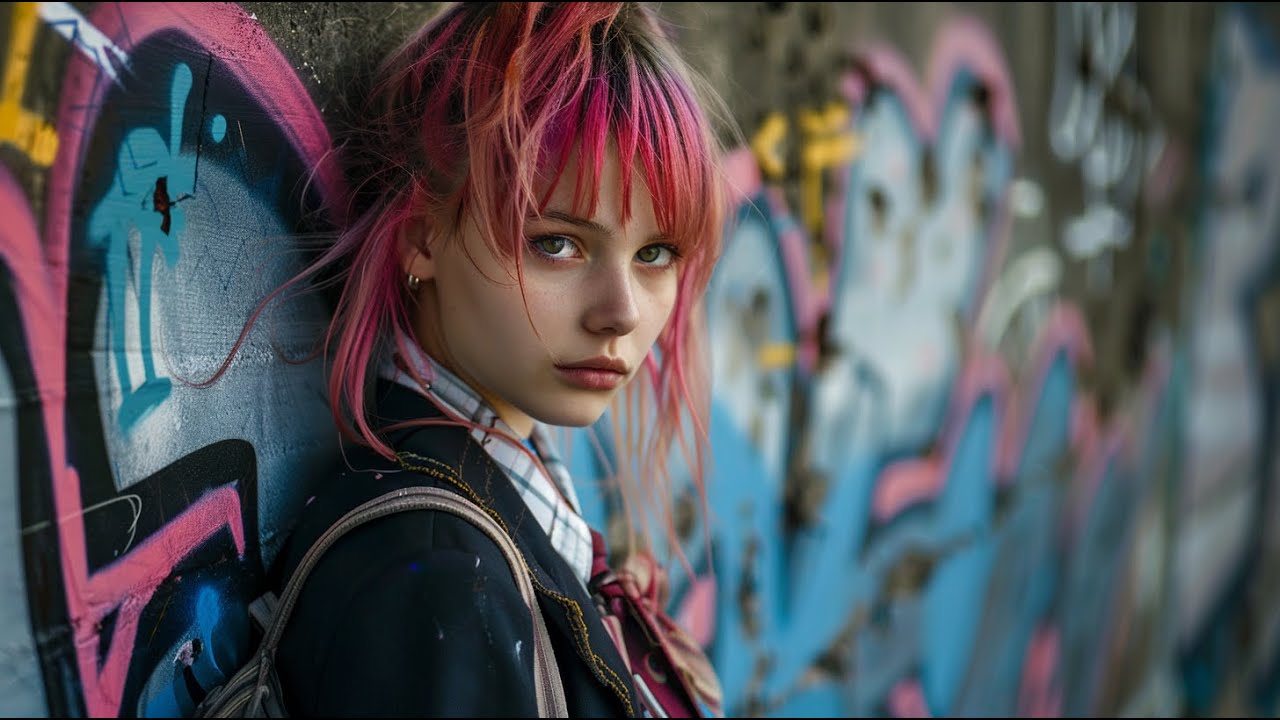 AI Generated THE CUTEST HIGH SCHOOL GIRL turned delinquent in Every ...