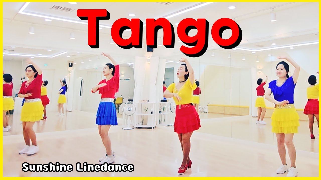 Tango Linedance/Absolute Beginner/#썬샤인라인댄스 - YouTube