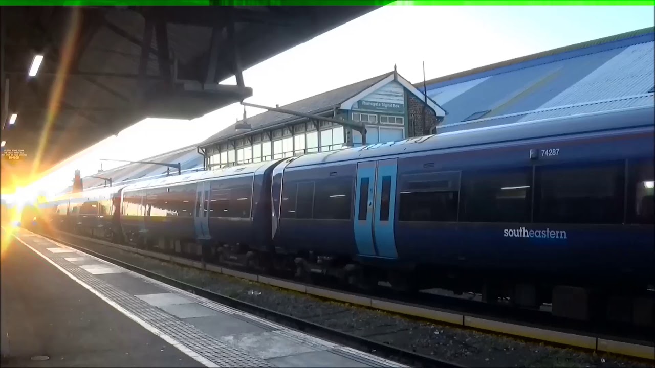 CLASS 66759 GBRF/66737 GBRF/66551 FREIGHTLINER THROUGH RAMSGATE 08/02 ...