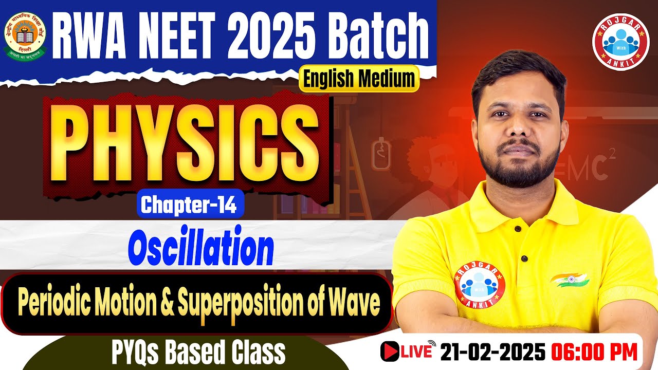 NEET Physics Chapter 14 Oscillation | Physics PYQs For NEET 2025 By ...