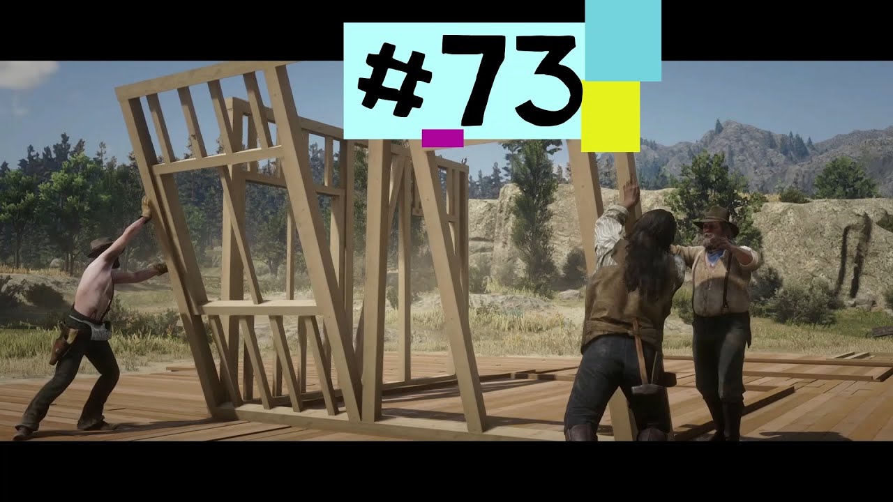 Red Dead Redemption 2 Walkthrough Part 73 - Building A House - YouTube