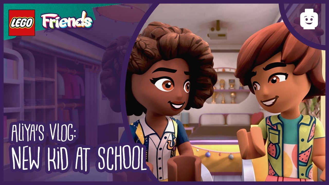 LEGO Friends: The Next Chapter | Aliya’s Vlog | New Kid at School - YouTube