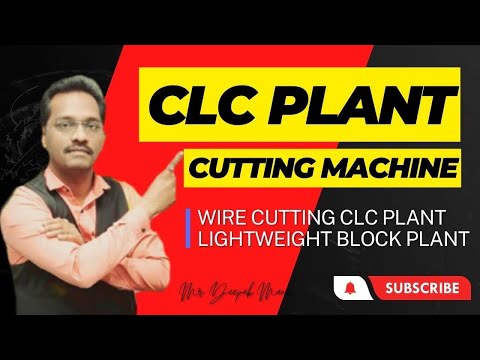 CLC Wire Cutting Machine Full CLC Production Video - YouTube