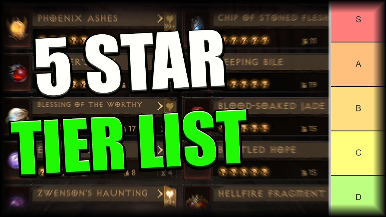 Ranking ALL 5 STAR Legendary Gems in Diablo Immortal! - YouTube