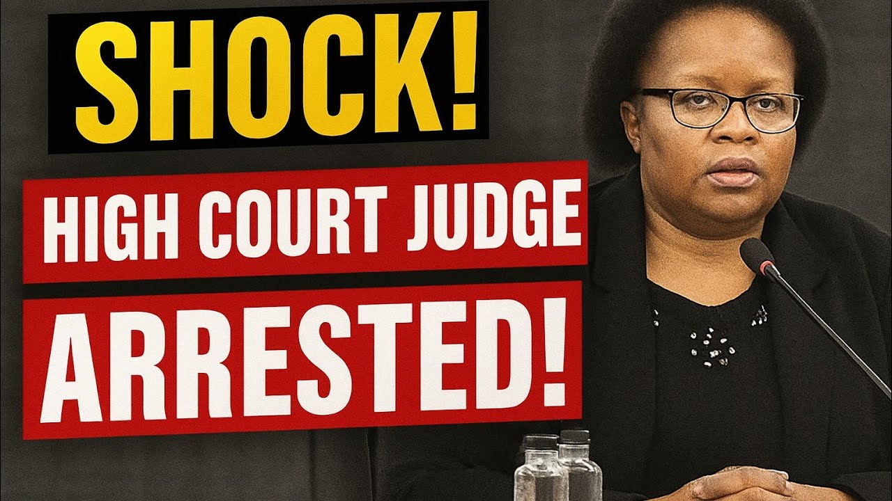 HIGH COURT JUDGE ARRESTED!#judiciary #southafricanpolitics #crime - YouTube